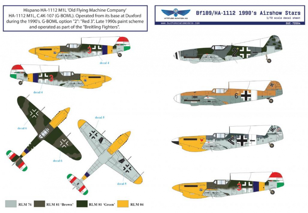 buy hispano buchon bf 109 airshow star decals - Buchon Scale Models buy hispano buchon bf 109 airshow star decals - Buchon Scale Models