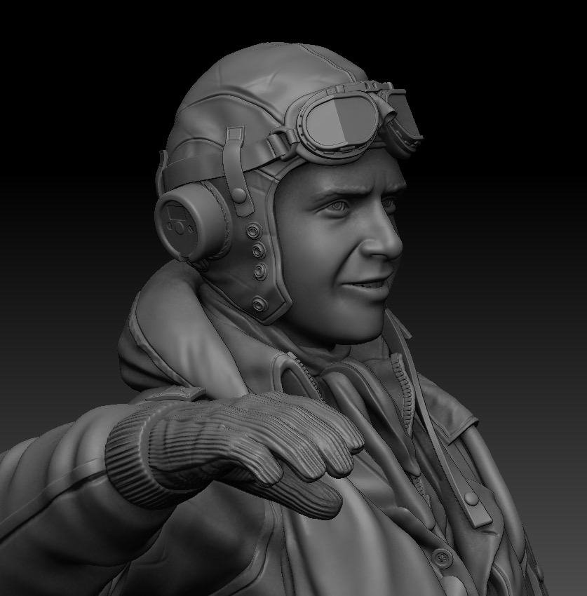 buy 1/24 Scale RAF Pilot Figure, Ltn. Marius Eriksen - Buchon Scale Models